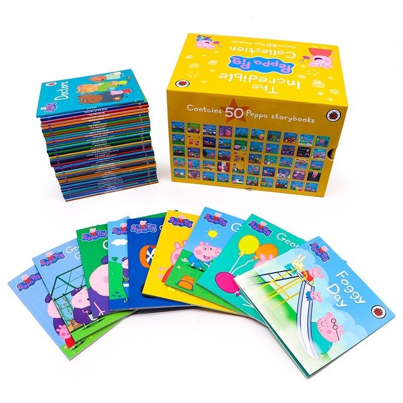 Peppa Pig Incredible Collection 50 Books Box Set, Hobbies & Toys, Books ...