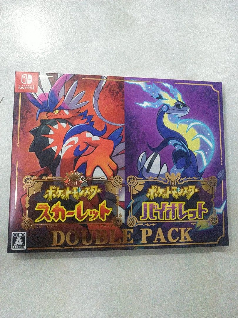 Pokemon Scarlet Violet Double Pack Empty Box, Video Gaming, Video Games ...