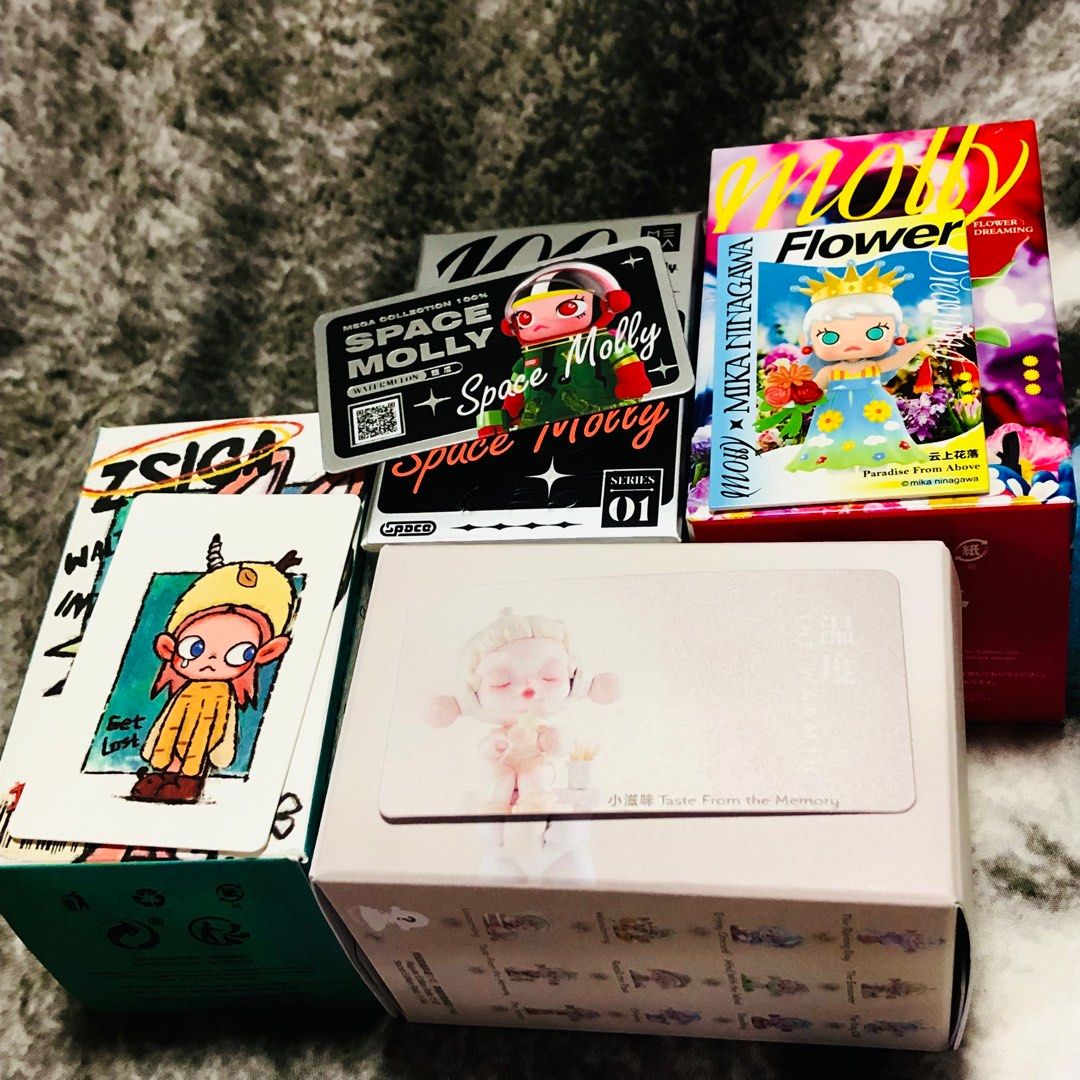 POPMART: MOLLY FLOWER DREAMING/ZSIGA/BOB+TIM/SKULL PANDA WARMTH/SPACE ...