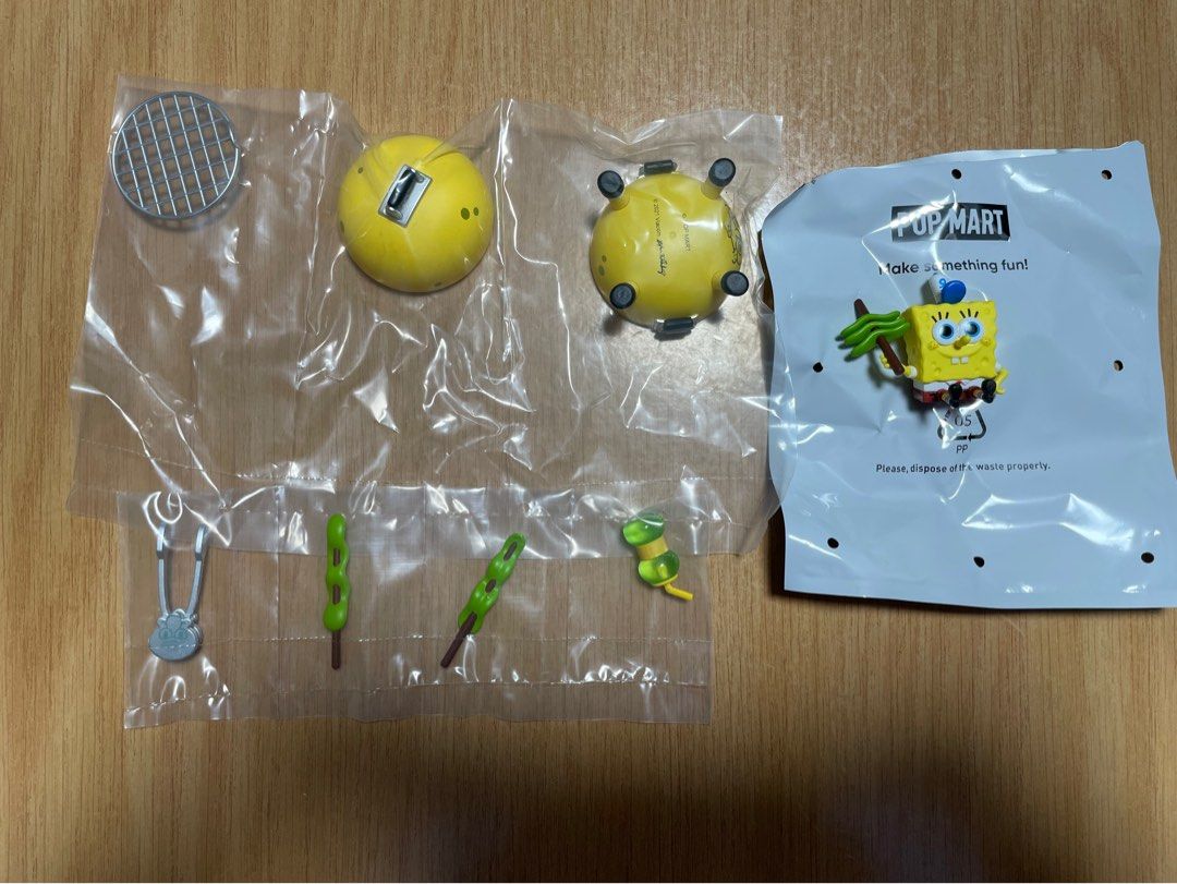 Popmart Spongebob Picnic Party Series (Barbeque), Hobbies & Toys, Toys ...