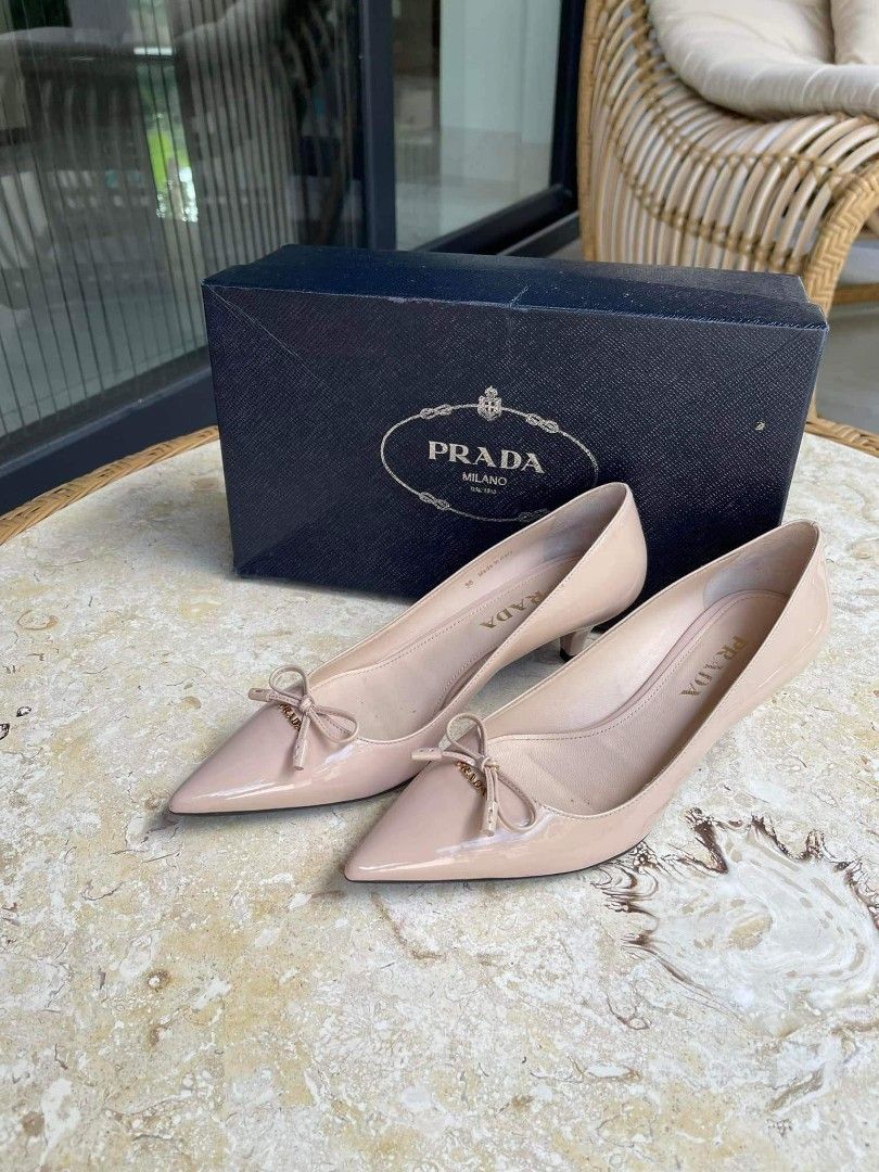 Prada Shoes, Women's Fashion, Footwear, Flats & Sandals on Carousell