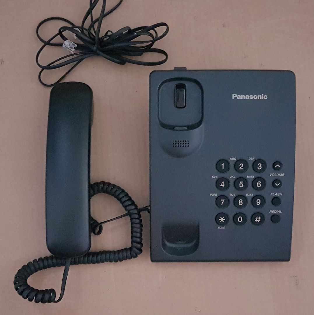 Premium Telephone Set, Panasonic Telephone Model KX-TS500MX, Japan, Home Appliances, Corded ...