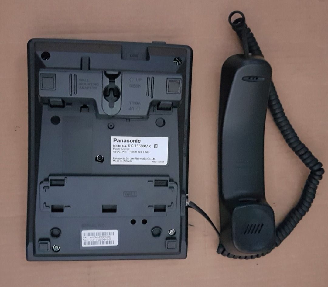 Premium Telephone Set, Panasonic Telephone Model KX-TS500MX, Japan ...