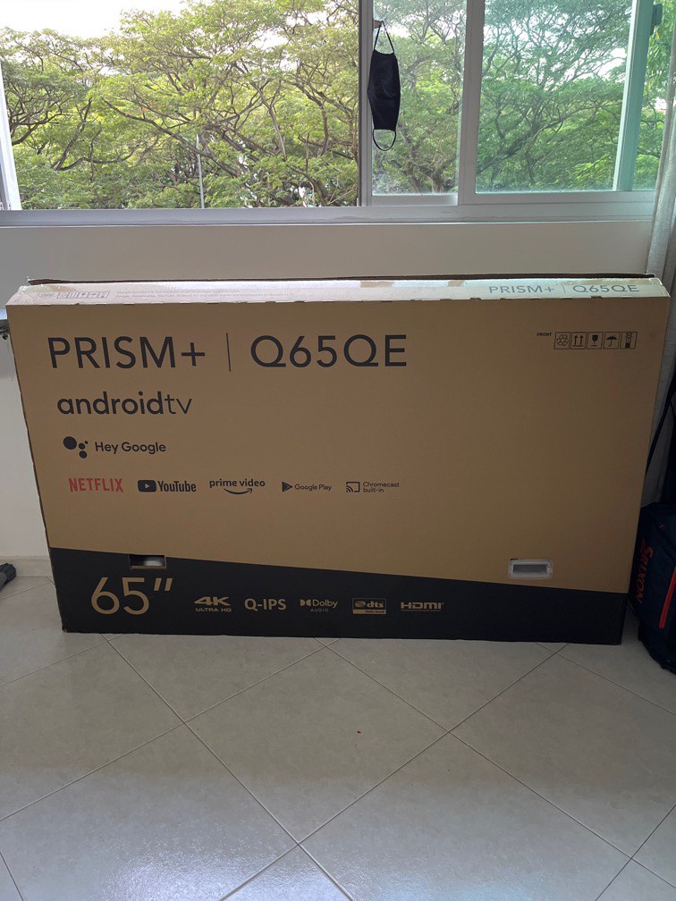 Prism+ Q65QE 65-inch TV BOX ONLY (w/ foam), TV & Home Appliances, Other ...