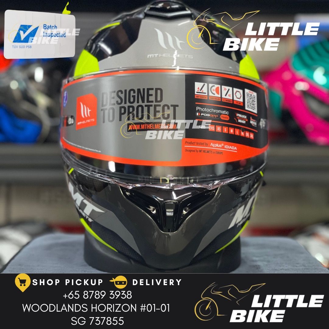 PSB APPROVED! FREE DELIVERY! MT Modular Helmets Storm SV ST-One C3 ...