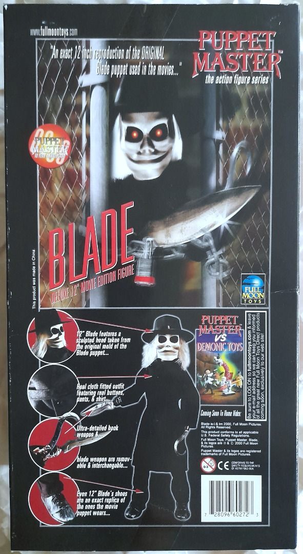 Puppet Master 1/1 Scale Blade Action Figure, Hobbies & Toys, Toys ...