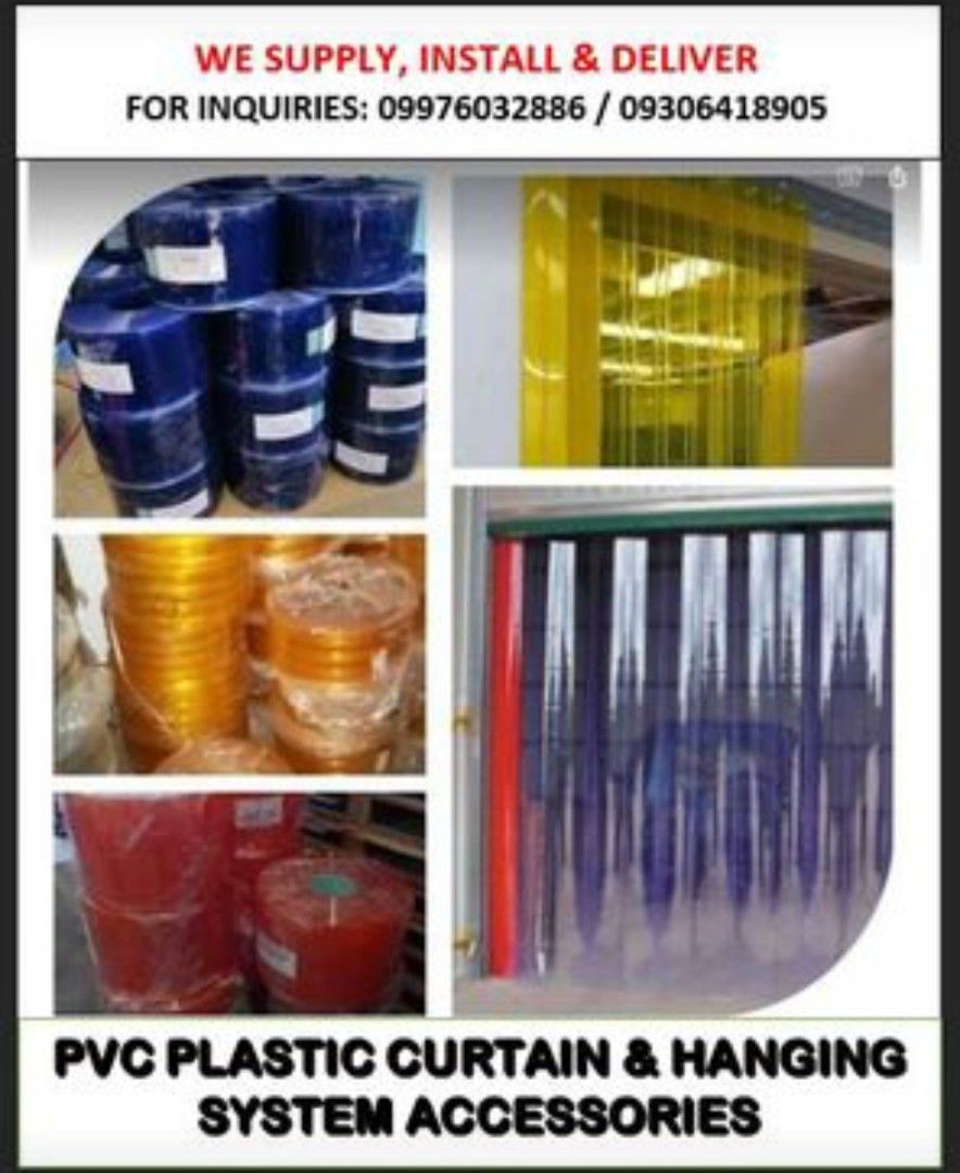 PVC Plastic Strip Curtain, Commercial & Industrial, Construction ...