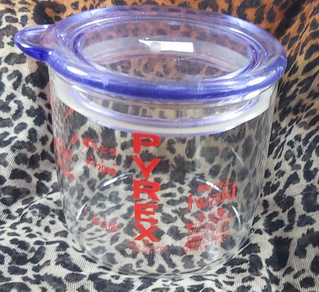 Pyrex Iwaki Glass Airtight Storage Jar, Furniture & Home Living ...