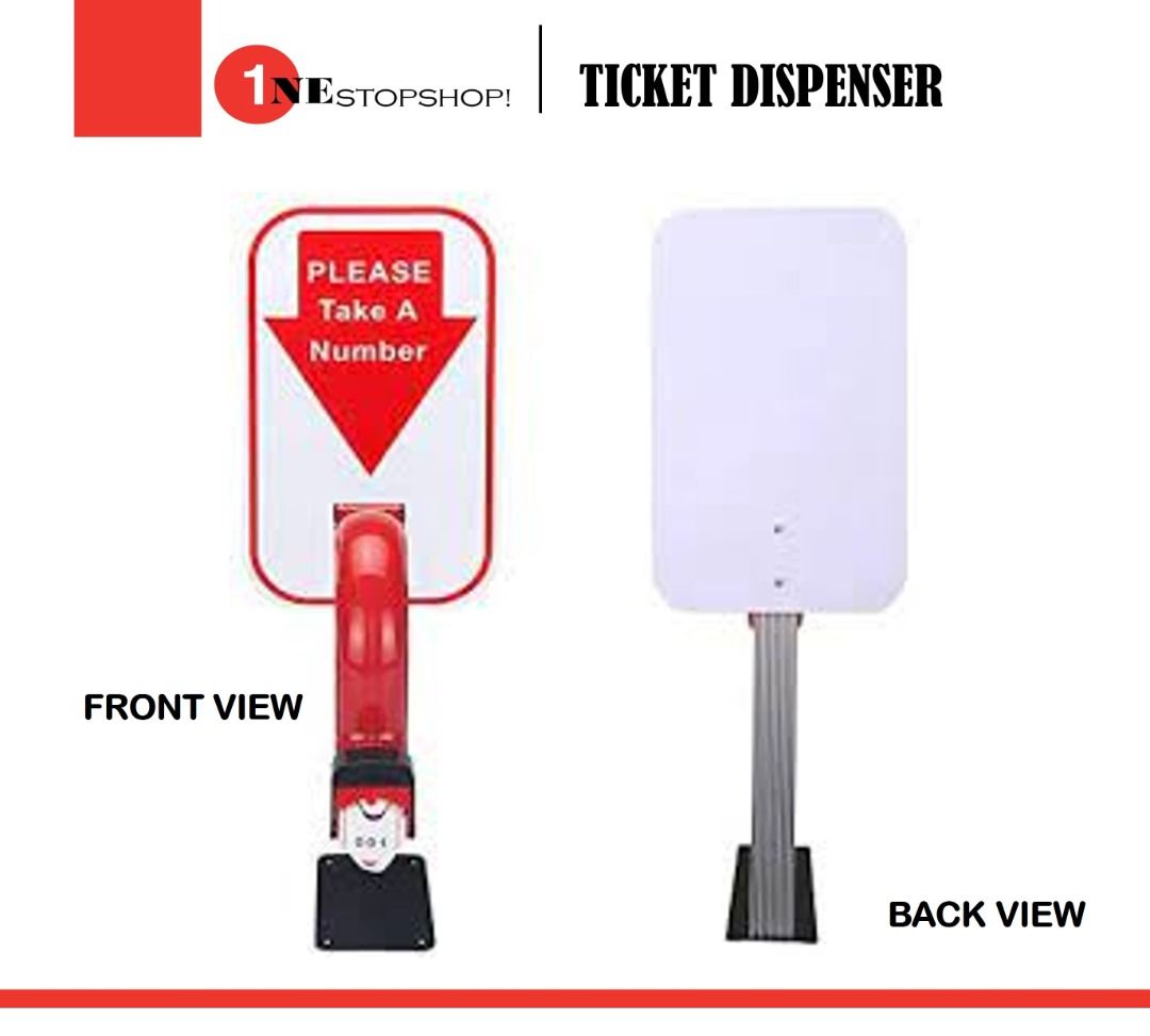 Queueing Machine System, Queue Ticket Dispenser, Computers & Tech ...