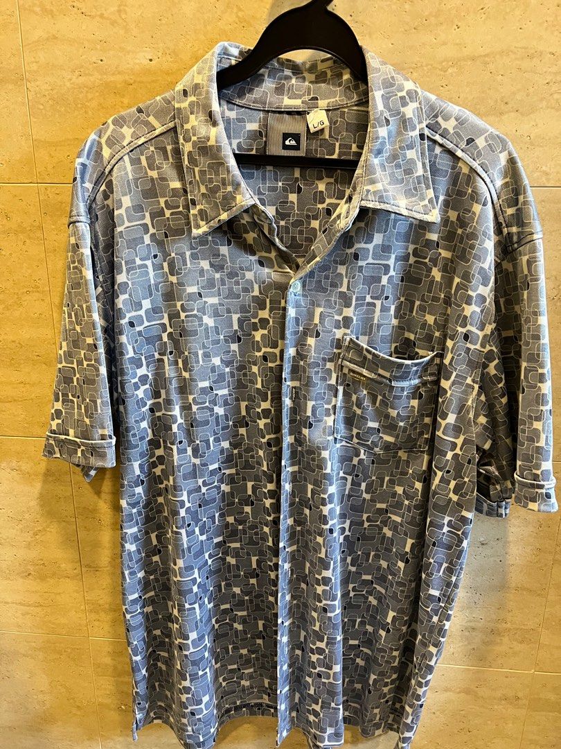 Quicksilver shirt, Men's Fashion, Tops & Sets, Tshirts & Polo Shirts on ...