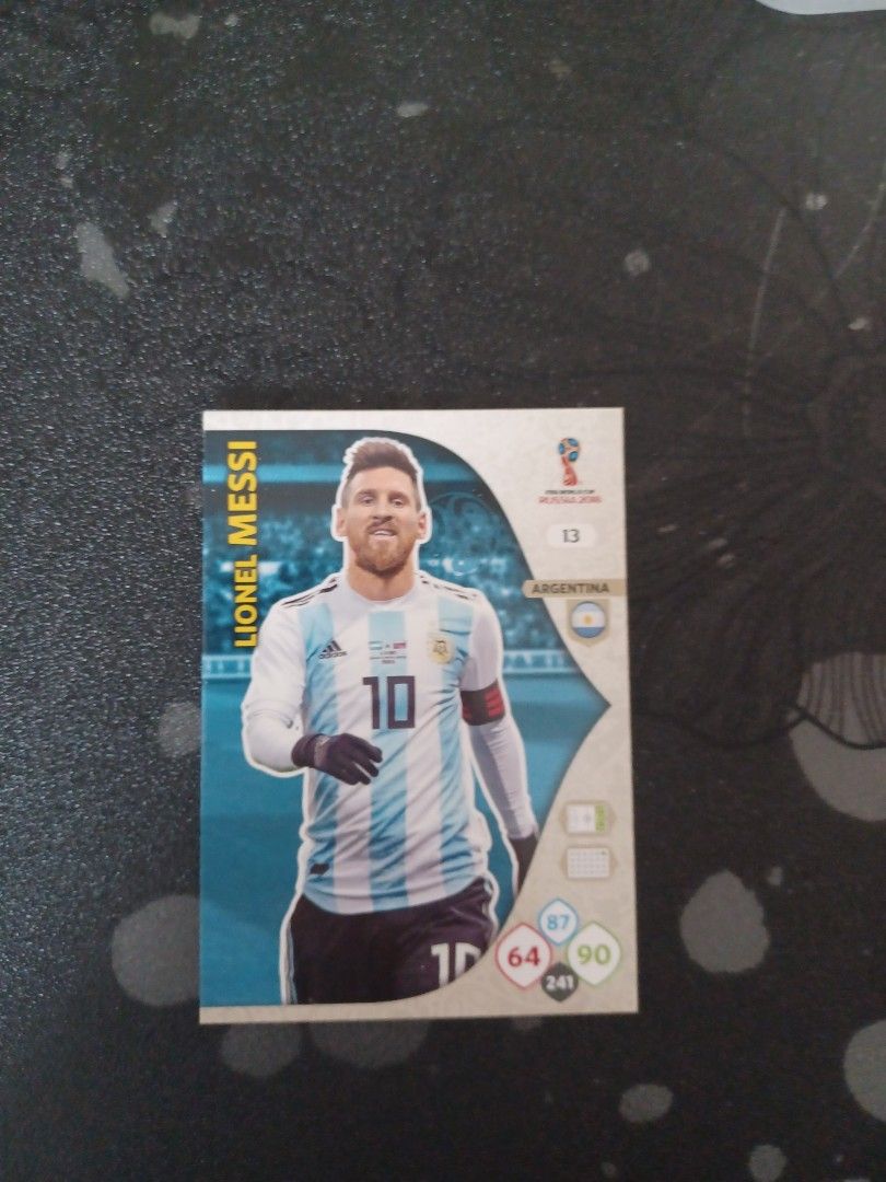 Rare Panini messi card, Hobbies & Toys, Memorabilia & Collectibles ...