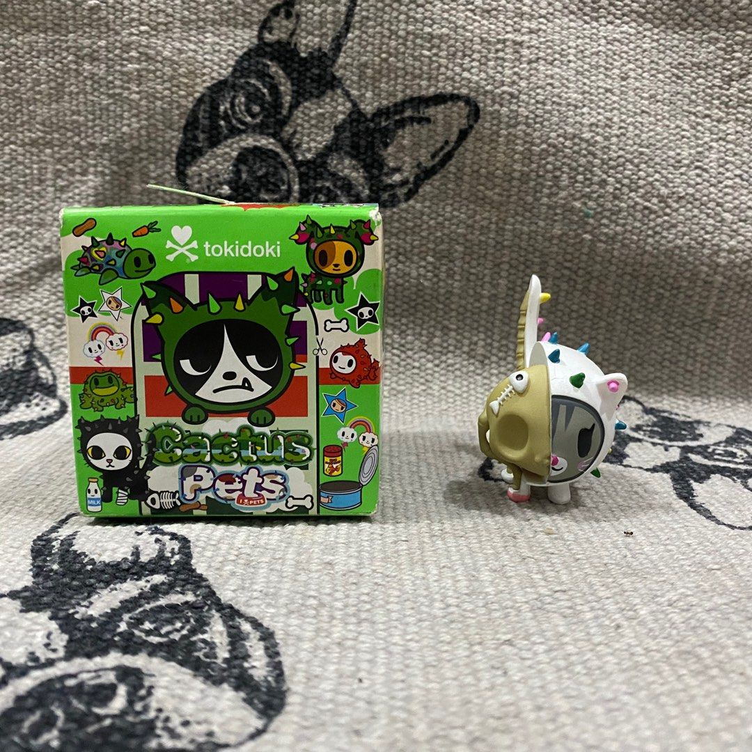 RARE Tokidoki Xxray Mighty Jaxx Jason Freeny - Cactus Cat Half skeleton ...