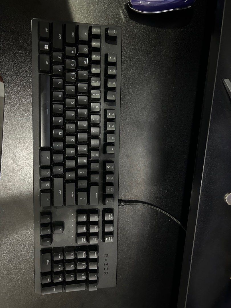 Razer huntsman purple switch, Computers & Tech, Parts & Accessories ...
