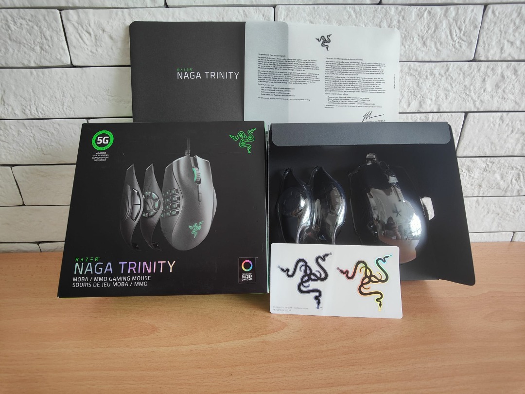 Razer Naga Trinity Modular MOBA/MMO Gaming Mouse, Computers & Tech ...