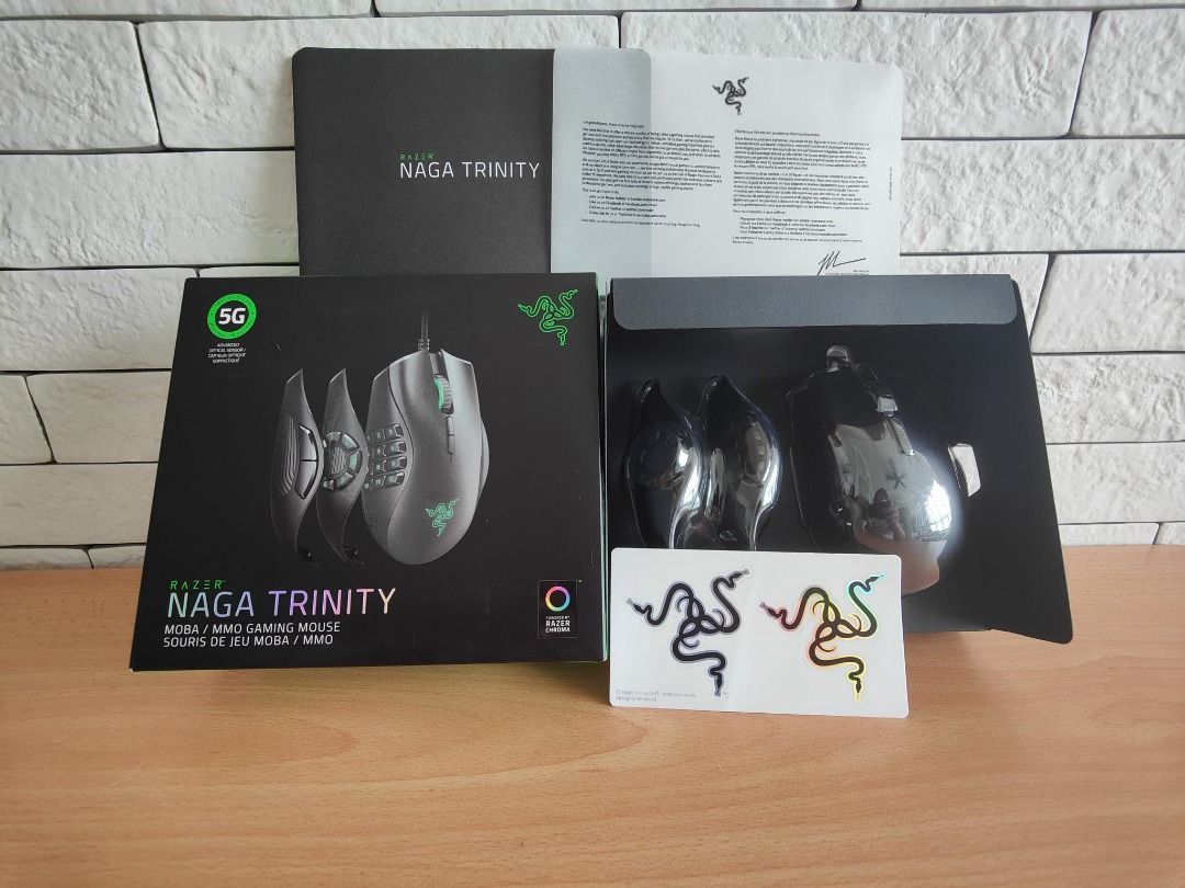 Razer Naga Trinity Modular MOBA/MMO Gaming Mouse, Computers & Tech ...