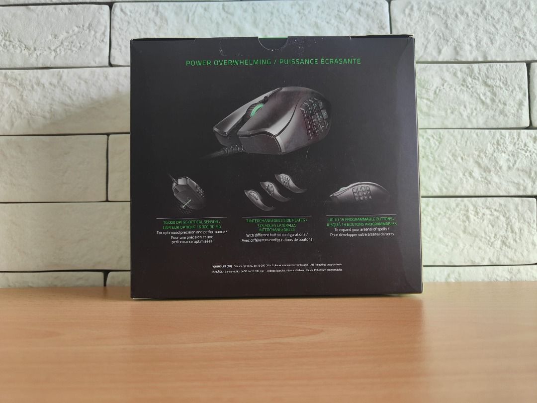 Razer Naga Trinity Modular MOBA/MMO Gaming Mouse, Computers & Tech ...