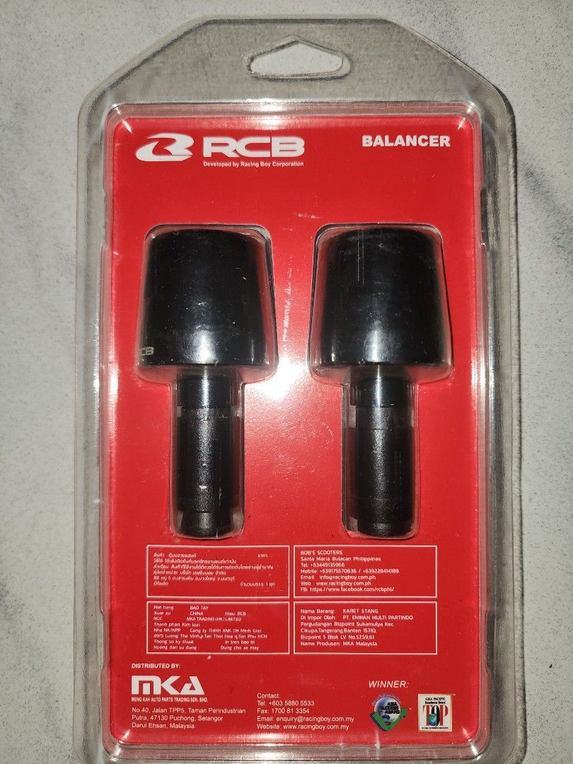 RCB Bar End Balancer, Motorcycles, Motorcycle Accessories on Carousell