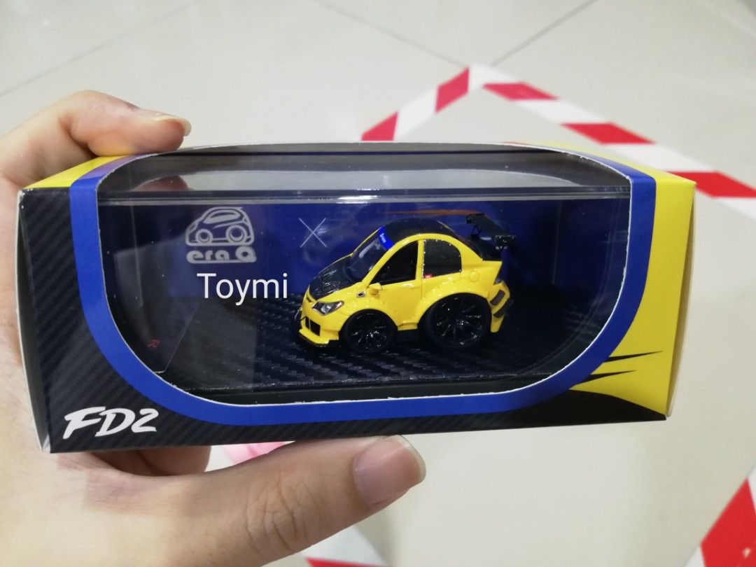 Ready stock 1/64 Honda Civic FD2 FD Spoon Yellow, Hobbies & Toys, Toys ...