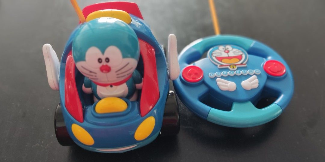 Remote control Doraemon blue, Hobbies & Toys, Toys & Games on Carousell