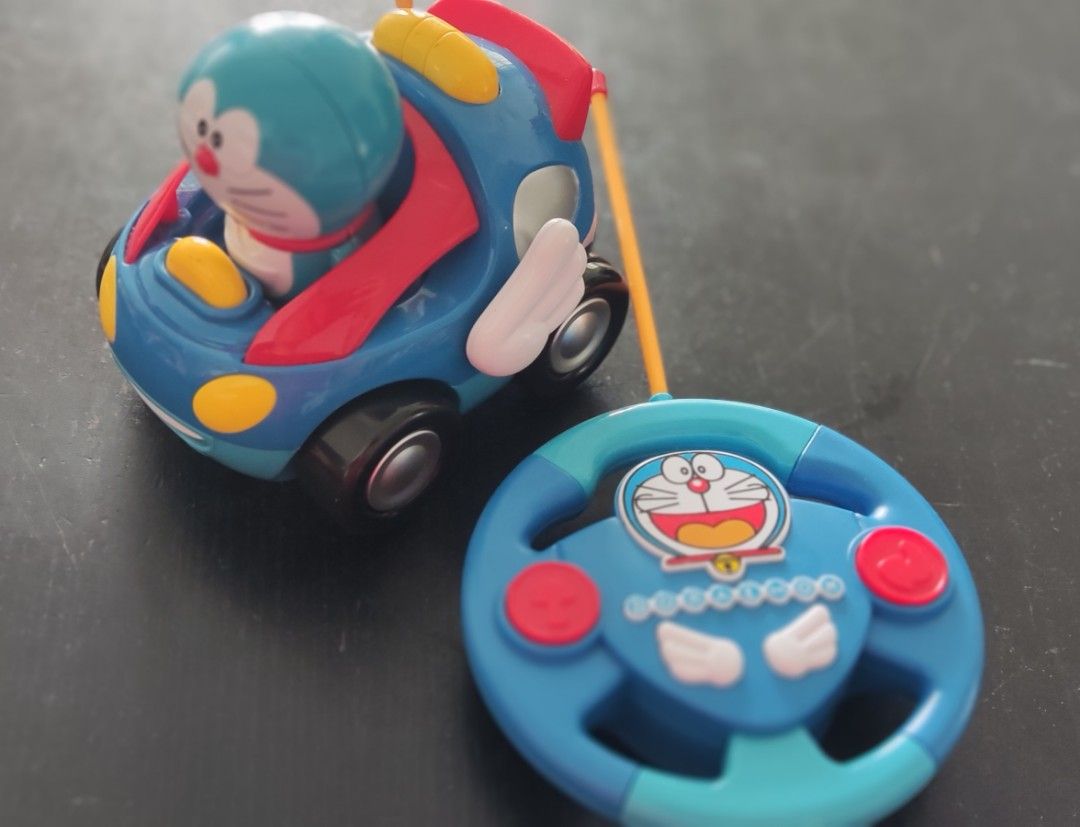 Remote control Doraemon blue, Hobbies & Toys, Toys & Games on Carousell