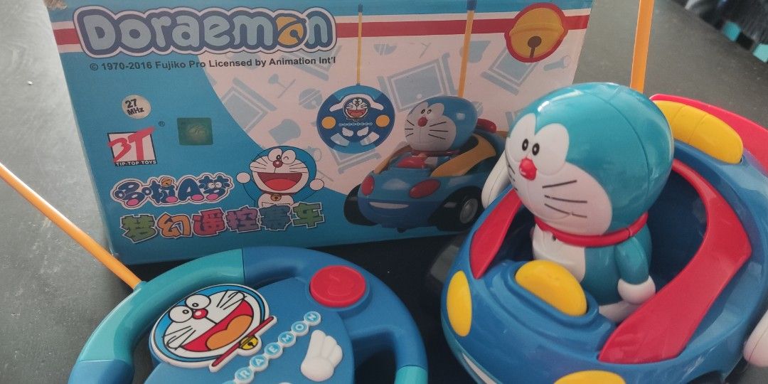 Remote control Doraemon blue, Hobbies & Toys, Toys & Games on Carousell
