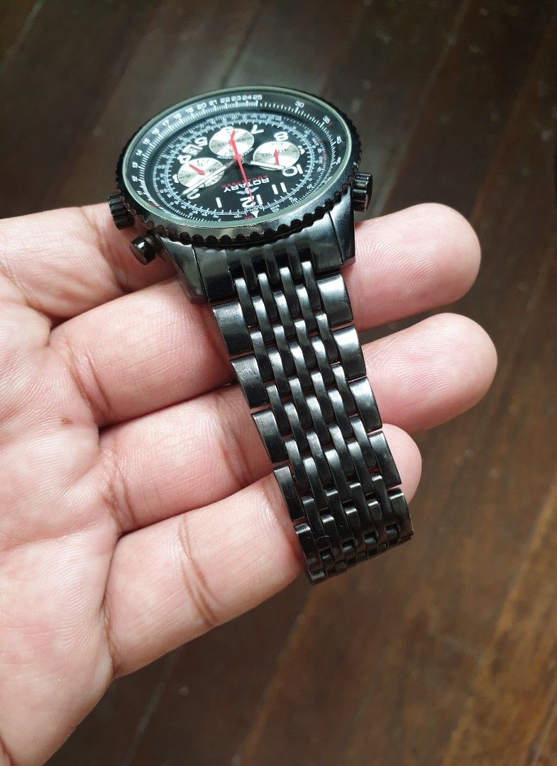 Rotary Navitimer Black, Men's Fashion, Watches & Accessories, Watches ...