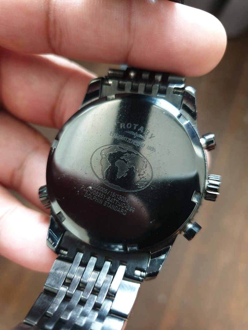 Rotary Navitimer Black, Men's Fashion, Watches & Accessories, Watches ...