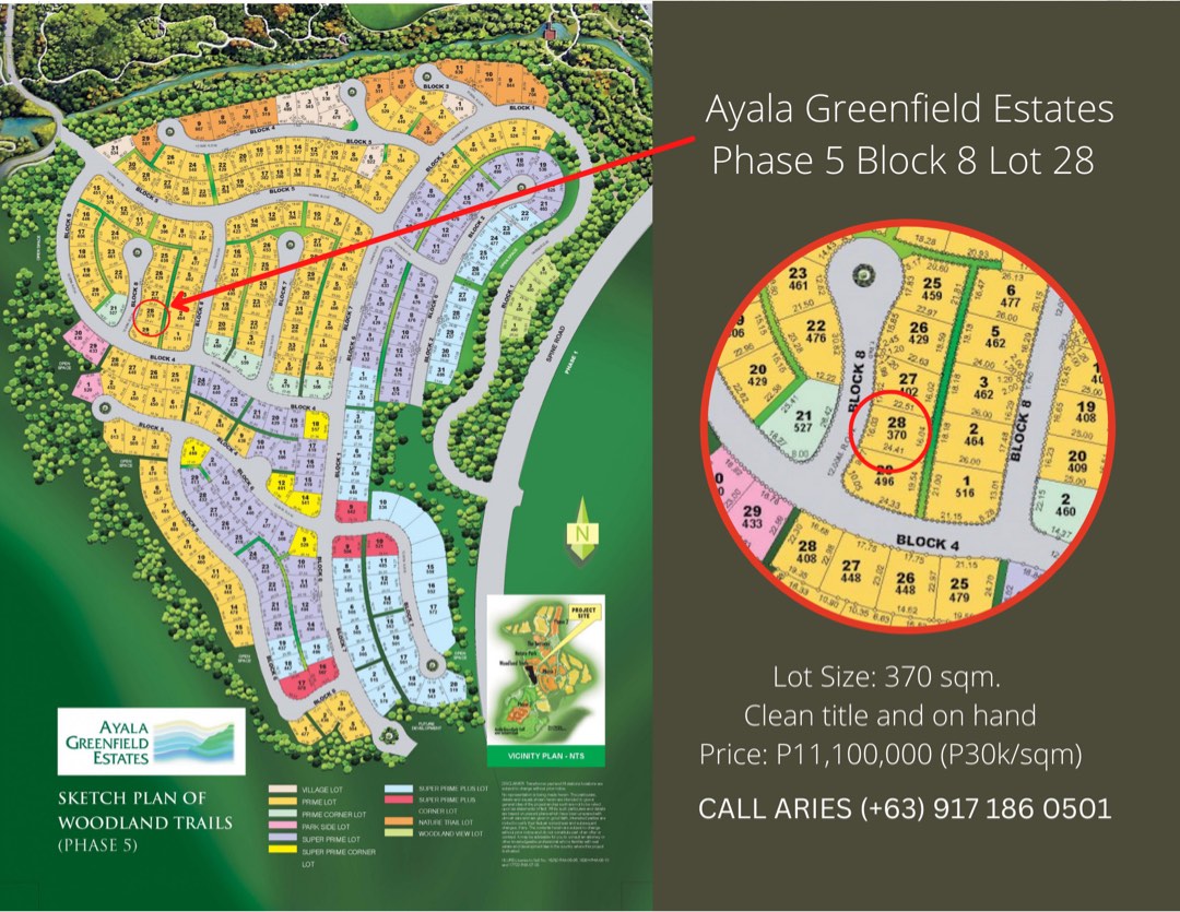 RUSH SALE! Phase 5 Block 8 Lot 28 Ayala Greenfield Estates, Property ...