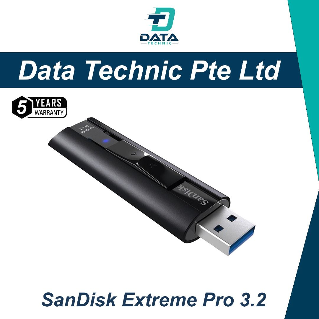 Sandisk Extreme Pro 3.2, Computers & Tech, Parts & Accessories, Hard Disks & Thumbdrives on ...