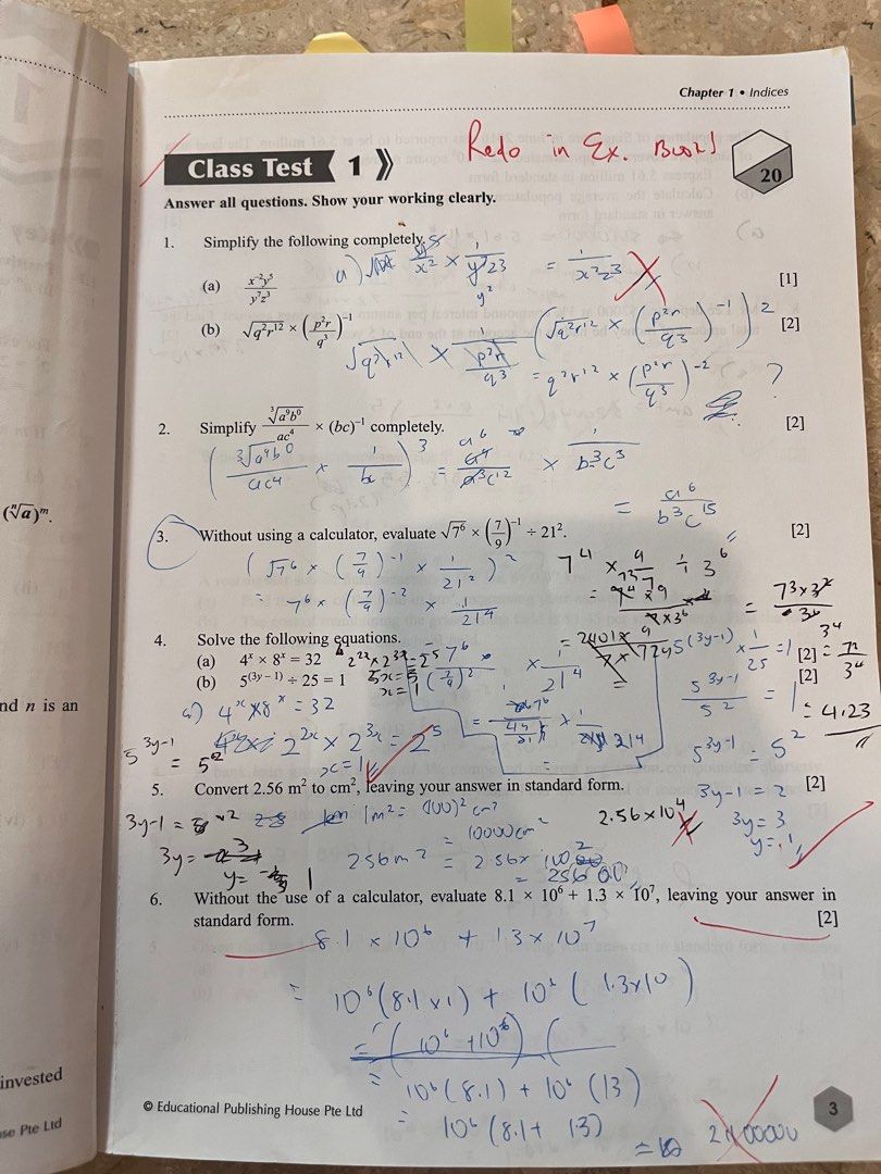 Sec 3 Math assessment book, Hobbies & Toys, Books & Magazines, Assessment Books on Carousell