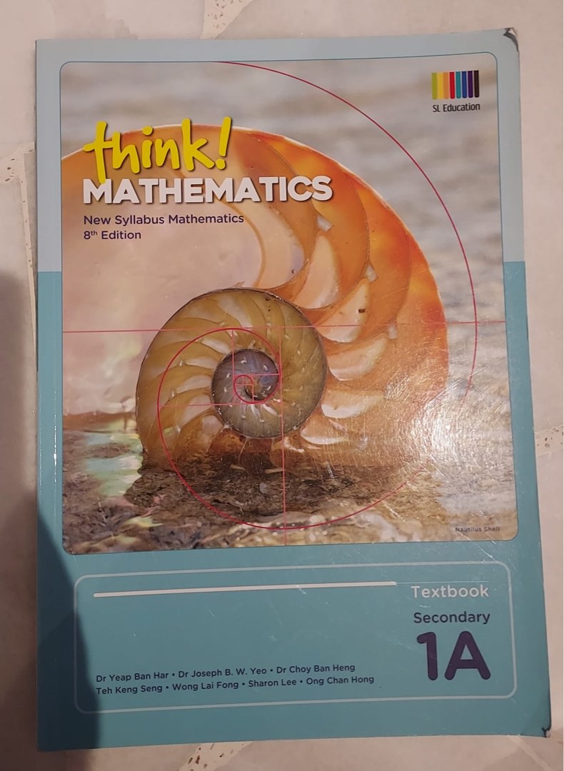 Secondary 1 Math Textbook (1A & 1B), Hobbies & Toys, Books & Magazines, Textbooks on Carousell