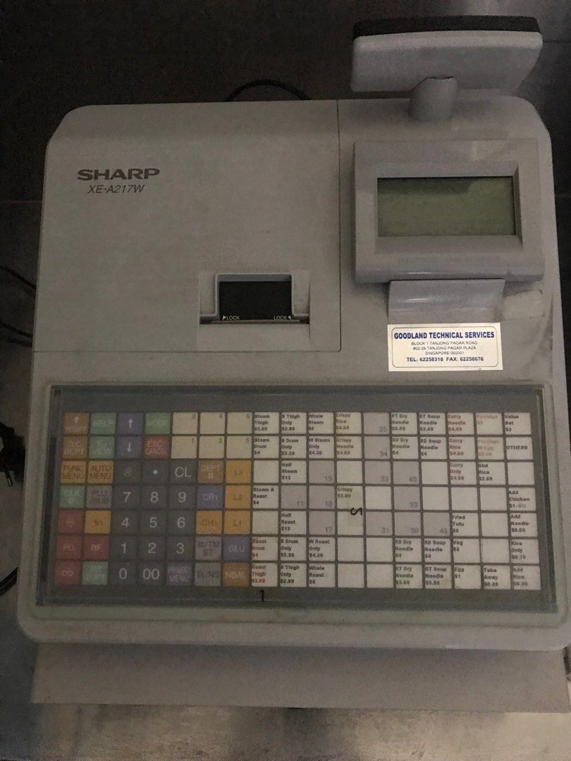 XE-A217W Sharp Cashiers Machine , Computers & Tech, Office & Business ...