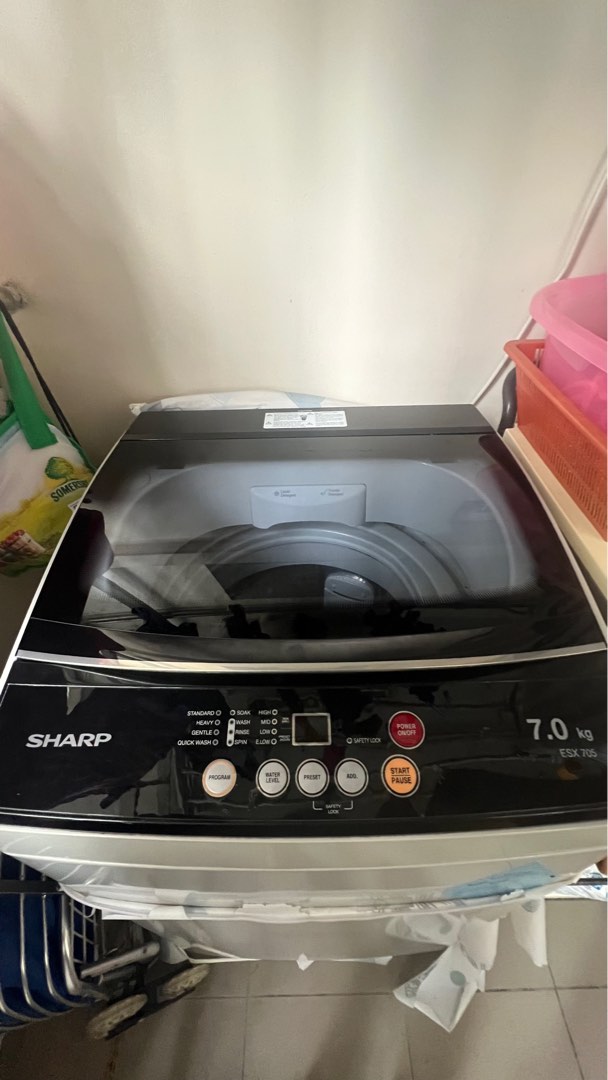 Sharp Top Load Washing machine, TV & Home Appliances, Washing Machines ...