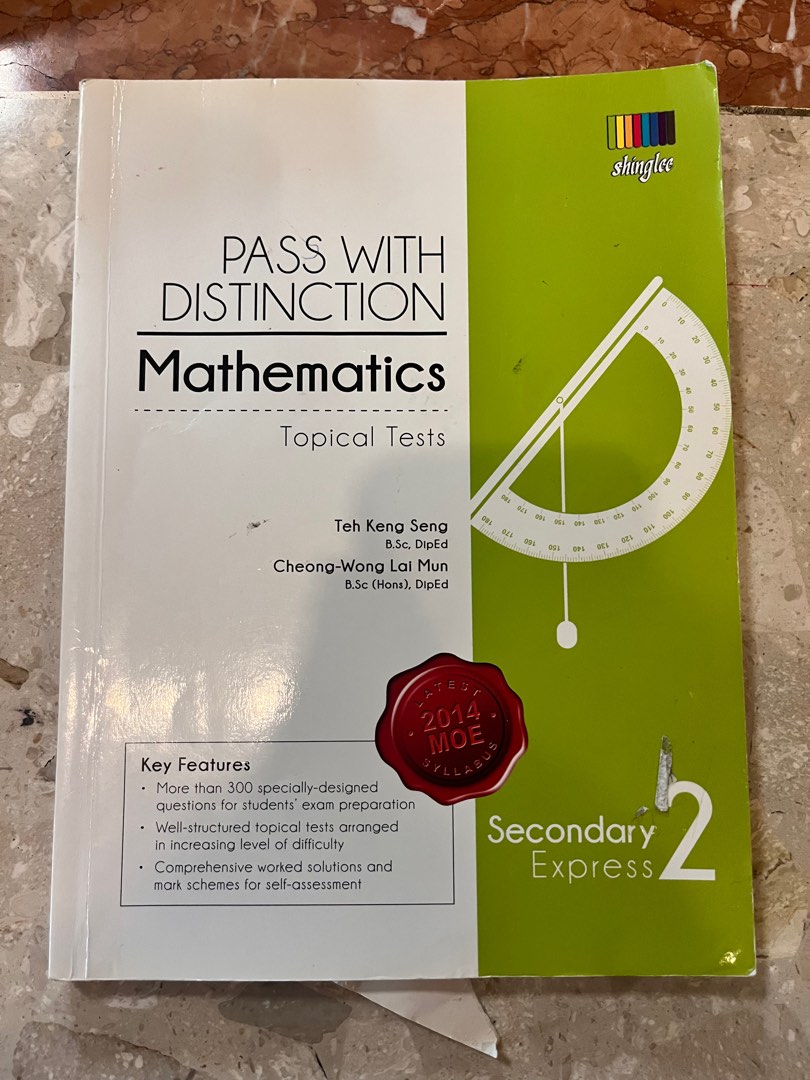 Shinglee Sec 2 Math book, Hobbies & Toys, Books & Magazines, Assessment ...