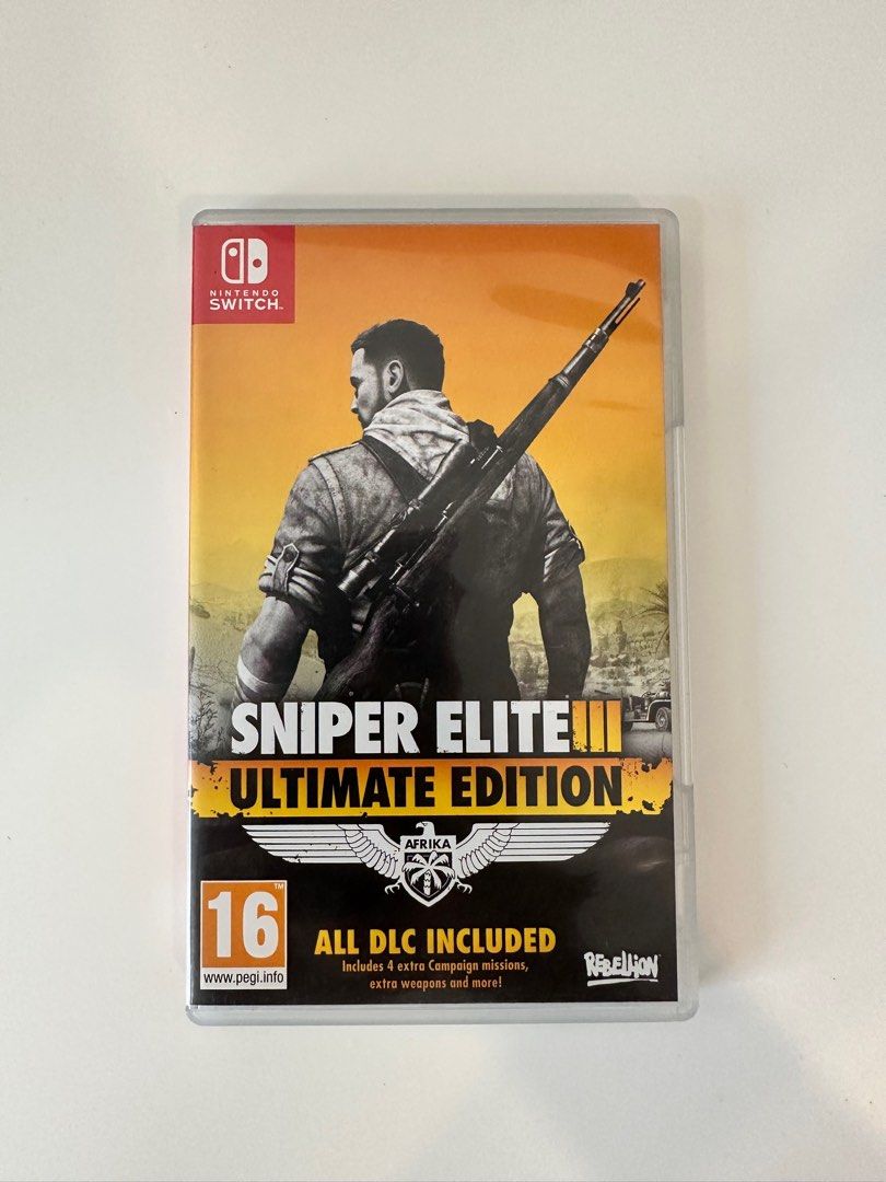 Sniper Elite III 3 Nintendo Switch game, Video Gaming, Video Games ...