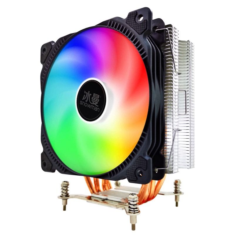 SNOWMAN MT4 [Screw Mount Version] - 4 Heat Pipes CPU Cooler 120mm PWM ...
