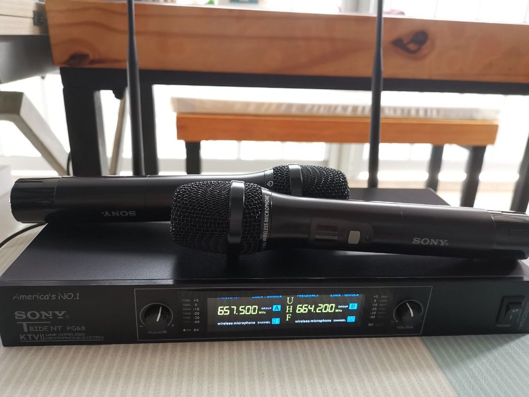 Sony Wireless Mic System, TV & Home Appliances, TV & Entertainment ...