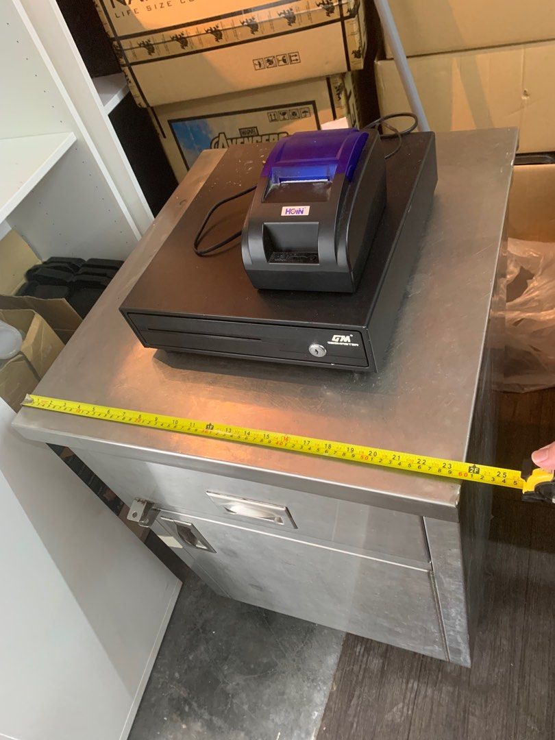 Stainless Steel Table Top Cabinet Counter top with drawer and lock ...