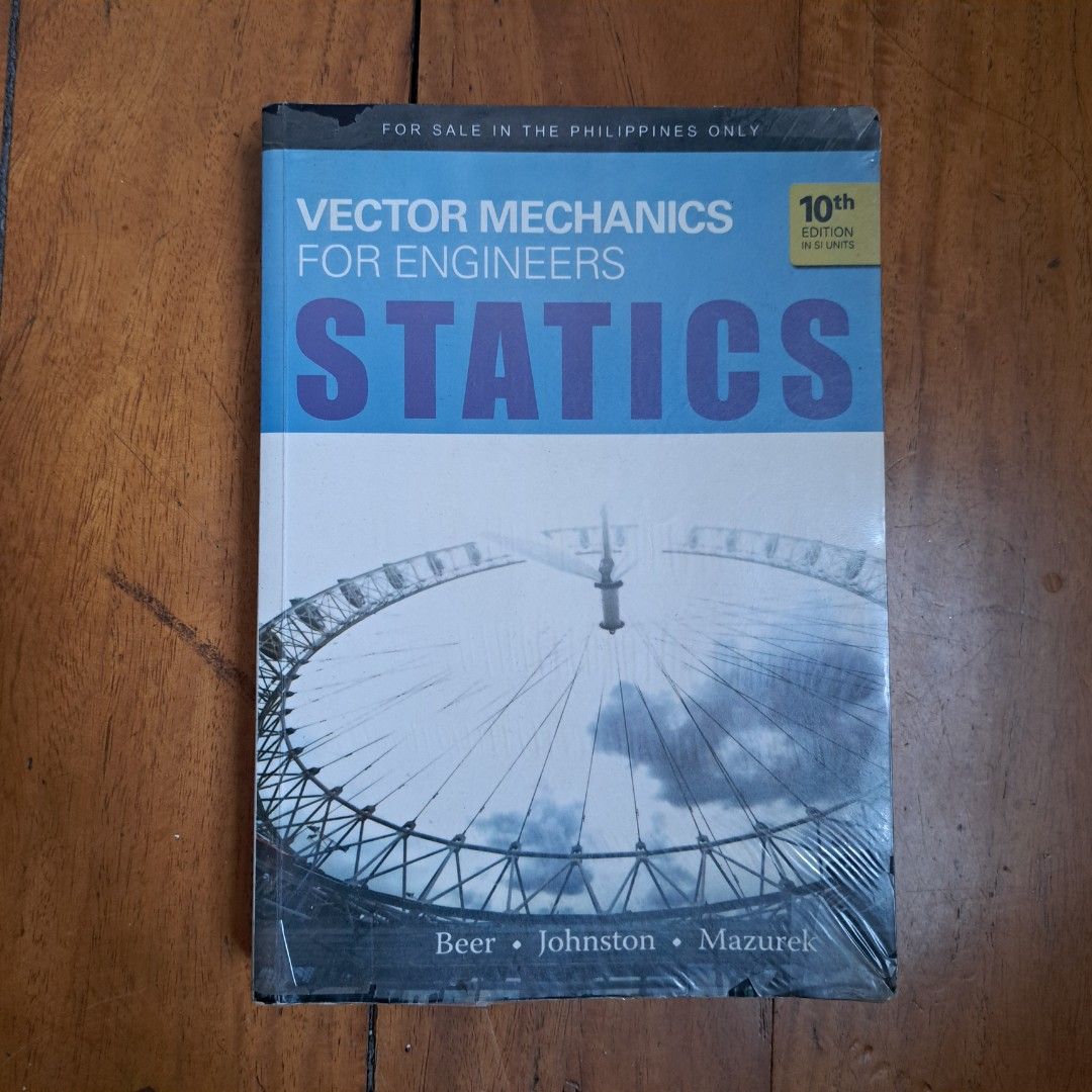 Statics (Vector Mechanics for Engineers) by Beer, Johnston, Mazurek ...