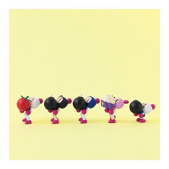 Super Bomberman R Online Narabundesu Pink Bomberman Mini Figure 3.5cm ...