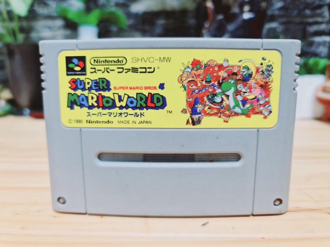 Super Mario Bros SUPER MARIO WORLD - Nintendo 1990 Super Famicom Japan ...