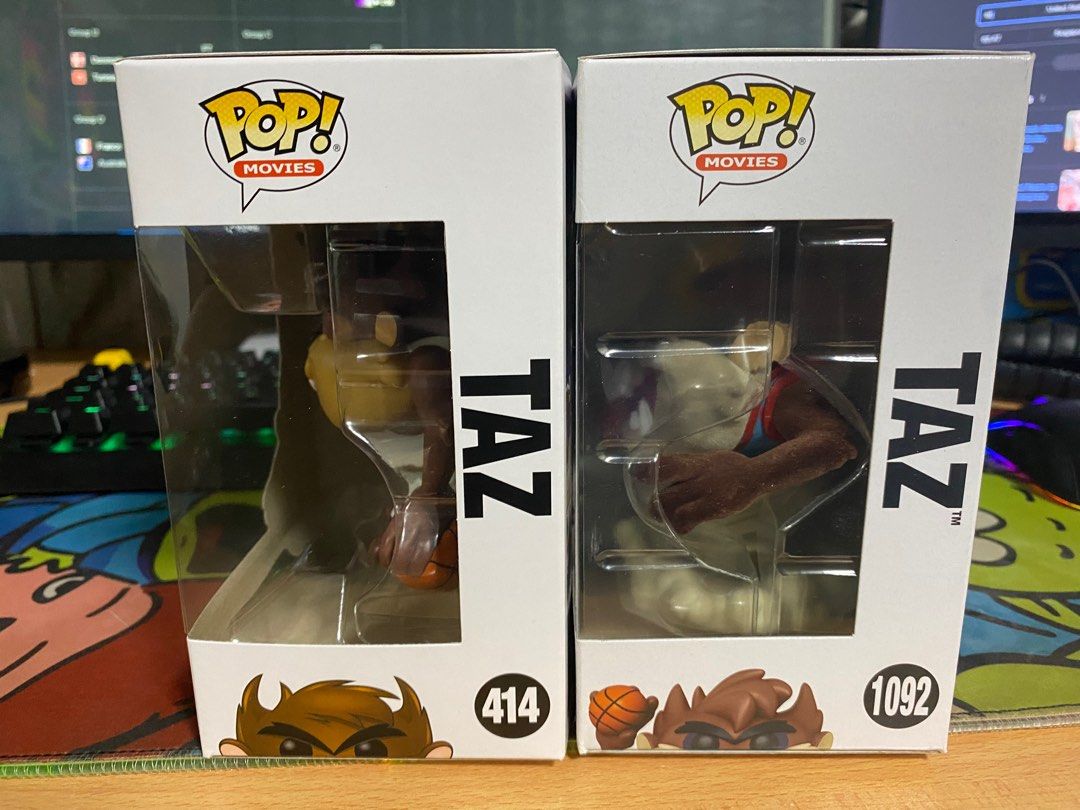 Taz (Flocked) and Taz Funko Pop! - Looney Tunes & Space Jam, Hobbies ...