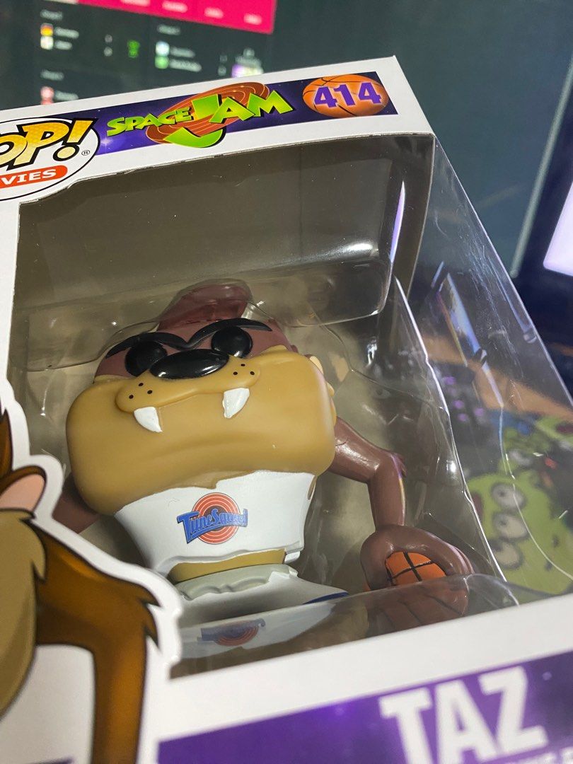 Taz (Flocked) and Taz Funko Pop! - Looney Tunes & Space Jam, Hobbies ...