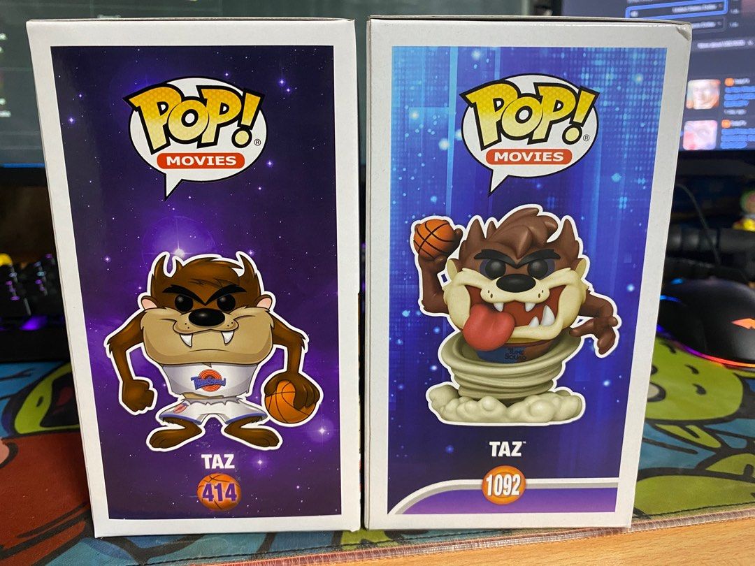 Taz (Flocked) and Taz Funko Pop! - Looney Tunes & Space Jam, Hobbies ...