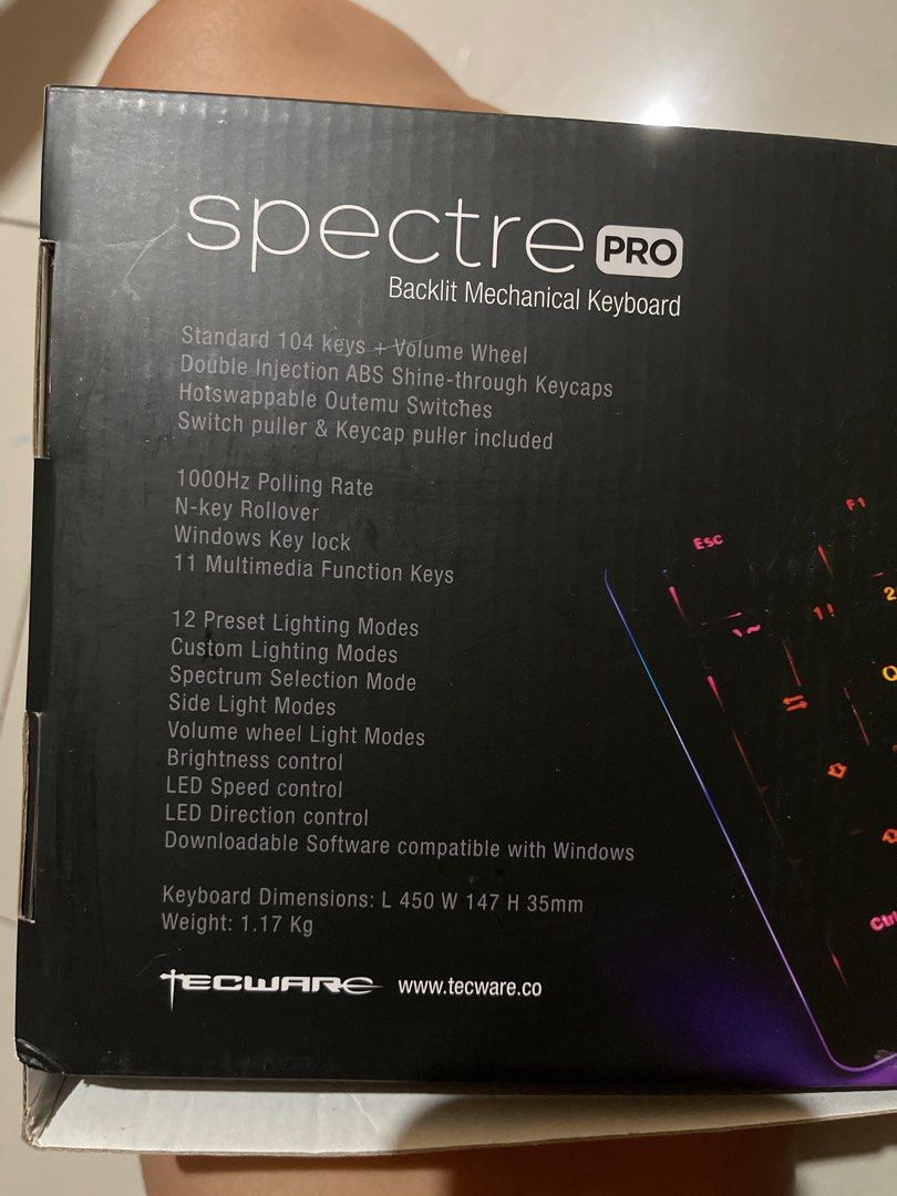 Tecware Spectre Pro + Rapoo VPRO V700 Keyboard Bundle, Computers & Tech ...