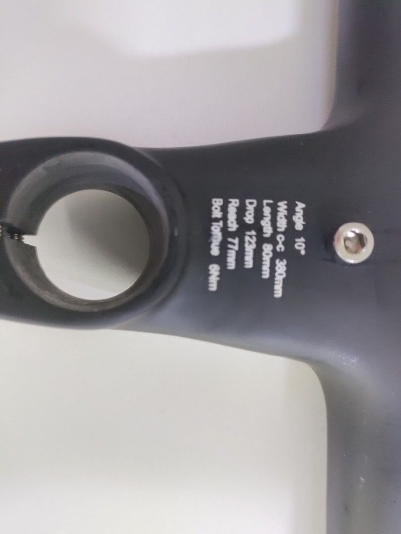 The ONE integrated handlebar 380 by 80, Sports Equipment, Bicycles ...