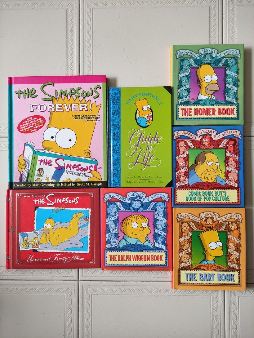 The Simpsons books, Hobbies & Toys, Books & Magazines, Comics & Manga ...