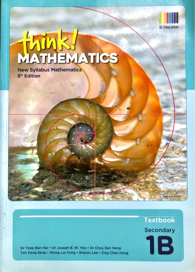 Think! Mathematics 1A/1B | Secondary One Students Mathematics Textbook ...