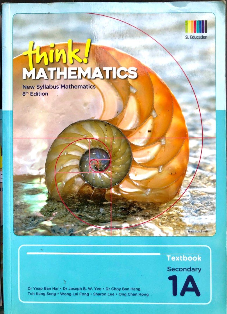 Think! Mathematics 1A/1B | Secondary One Students Mathematics Textbook ...