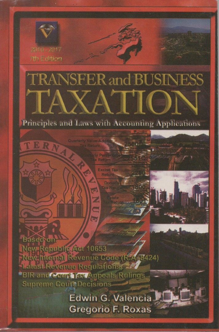 Transfer and Business Taxation Valencia, Hobbies & Toys, Books ...